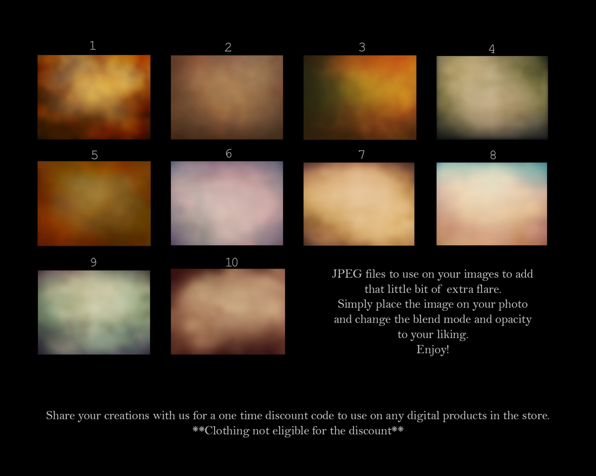 Colour Overlays Photoshop Overlays Photography - Etsy