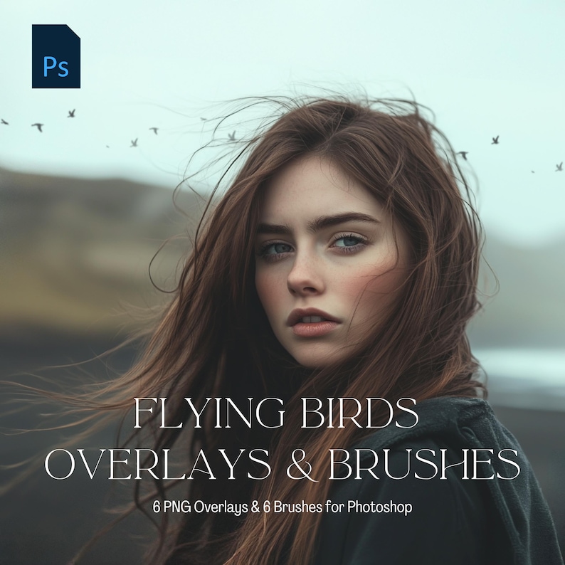 Flying Bird Photoshop Overlays and Brushes (digital Download) - Etsy