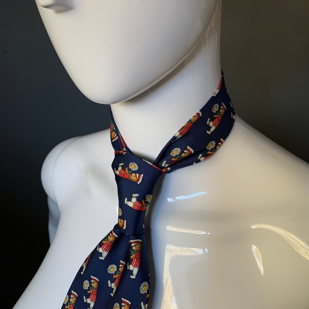 Geoffrey Beene / Marching / Teddy Bears / Parade / Sunflowers / Navy ...