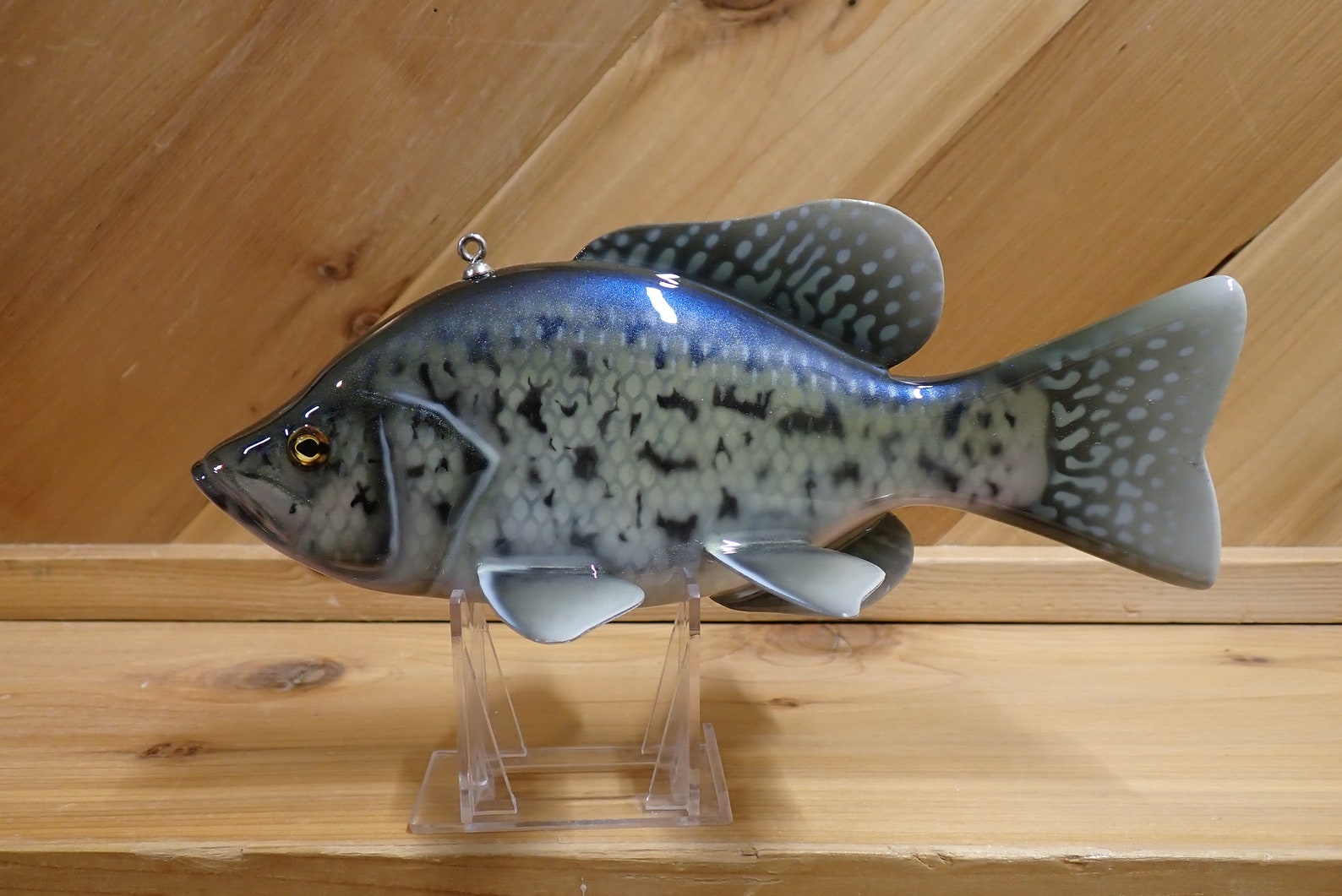 Black Crappie Spearing Decoy - Etsy