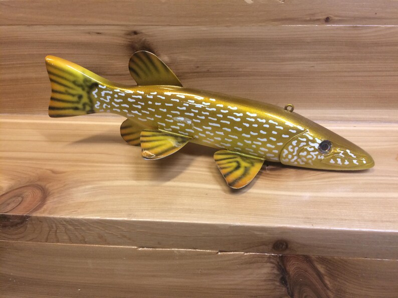 Northern Pike Fish Spearing Decoy WRNP | Etsy