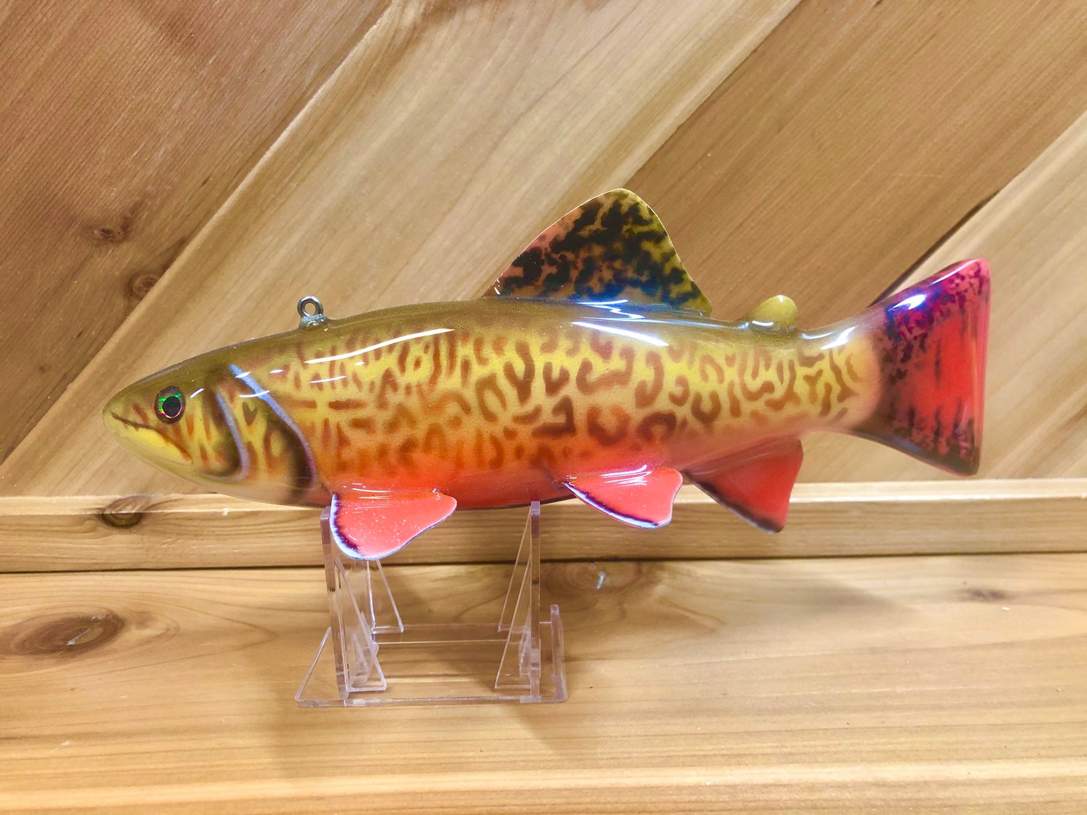 Tiger Trout Spearing Decoy - Etsy