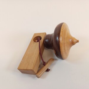 Wooden Spinning Top - Handmade Wooden Toy - Etsy