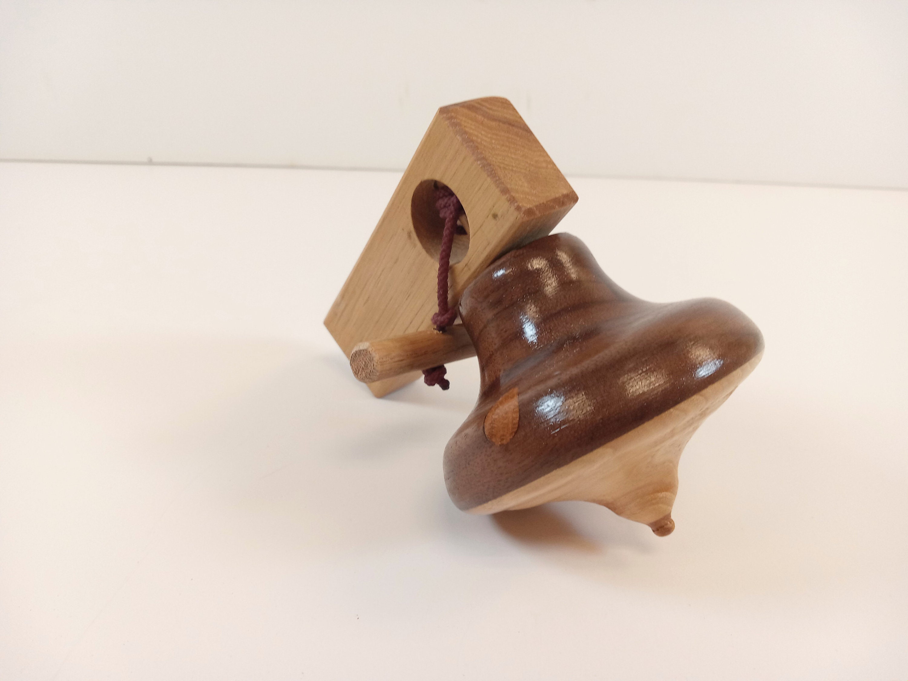 Wooden Spinning Top - Handmade Wooden Toy - Etsy