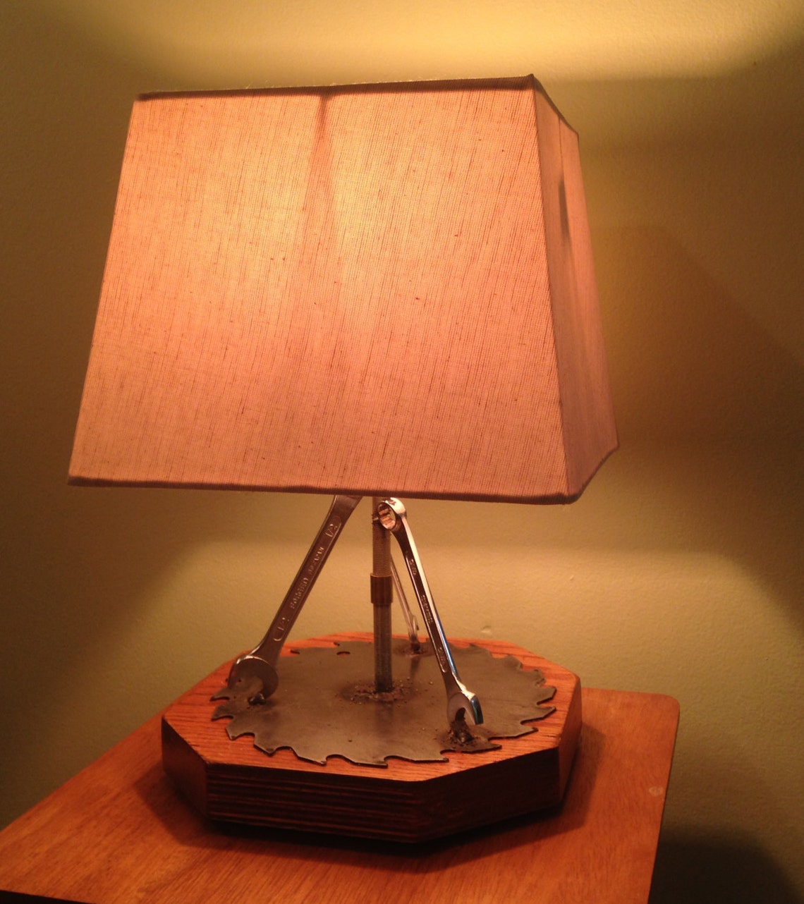 Desk Lamp - Upcycled Tools - Etsy