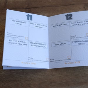 Summer Fun Activity Passport for Kids, Including Hiking and Biking ...