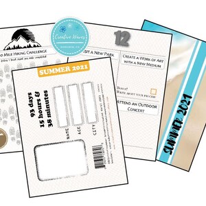 Summer Fun Activity Passport For Kids Including Hiking and | Etsy