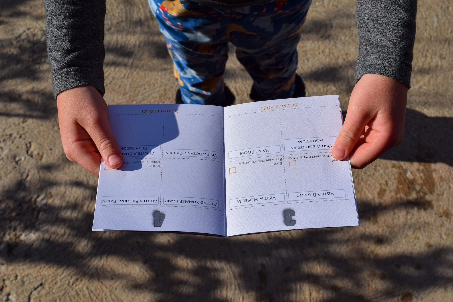 Summer Fun Activity Passport for Kids, Including Hiking and Biking ...
