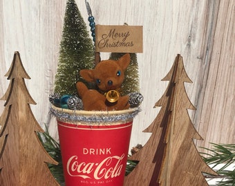 Coca Cola Reindeer - Etsy