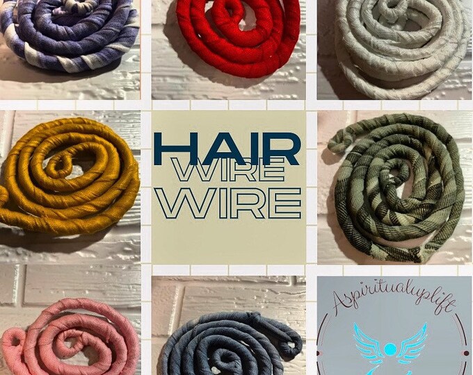 New Loc Ties Handmade Flexible Spiral Loc Ties by Stylesbynoah Black ...