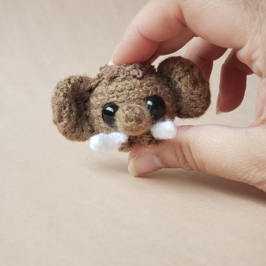 Mini Woolly Mammoth Pocket Plush Available as a Keychain or Car Charm ...