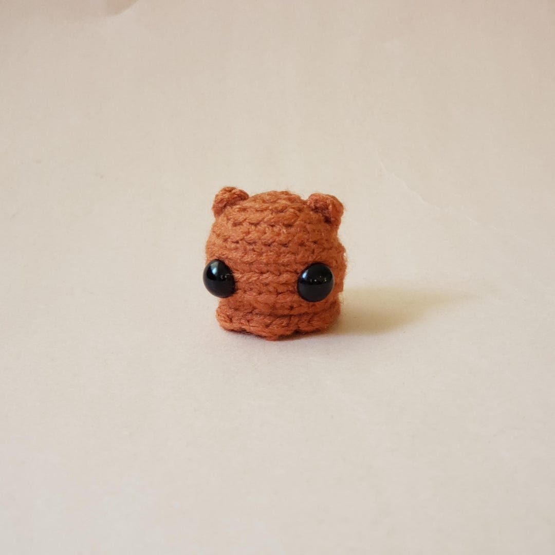 Crochet Mini Dumbo Octopus: Pocket Pet, Keychain, Car Charm - Etsy