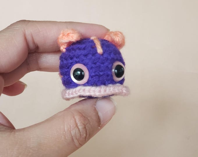 Custom Crochet Sea Slug Plush: Miniature Stuffed Animal Toy - Etsy