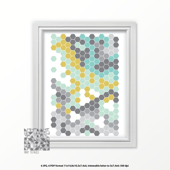 Items similar to Digital Print Modern Print Digital Art Print Wall ...