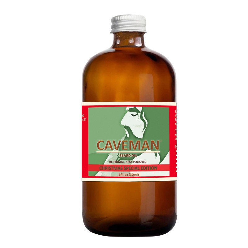 CAVEMAN Beard Growth Oil 1oz All Natural Treatment Softer - Etsy
