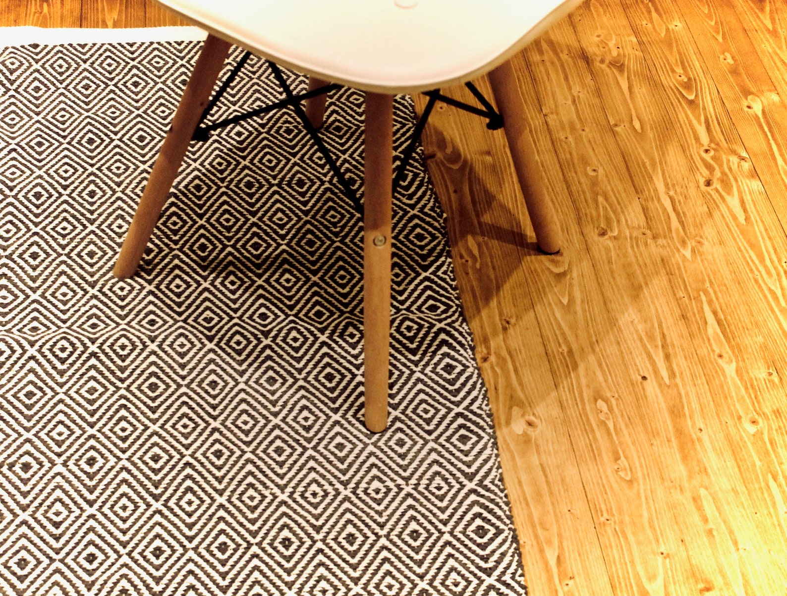 Gray and Natural White Kitchen Runner Rug / Multiple Sizes Rugs ...