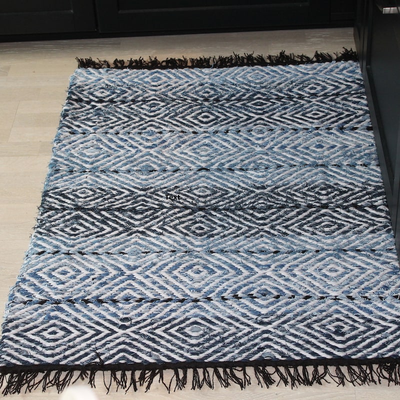 Denim Rug - Etsy