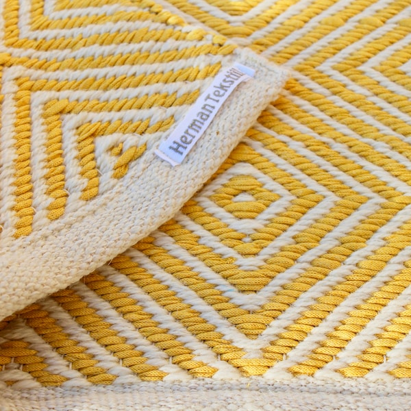Yellow Rug - Etsy