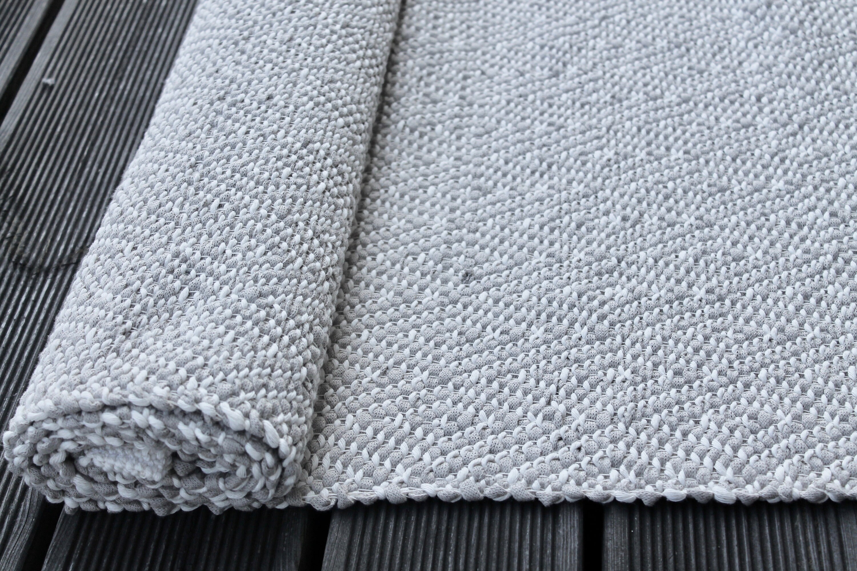 Linen and Natural White Runner Rug / Multiple Sizes Handwoven - Etsy