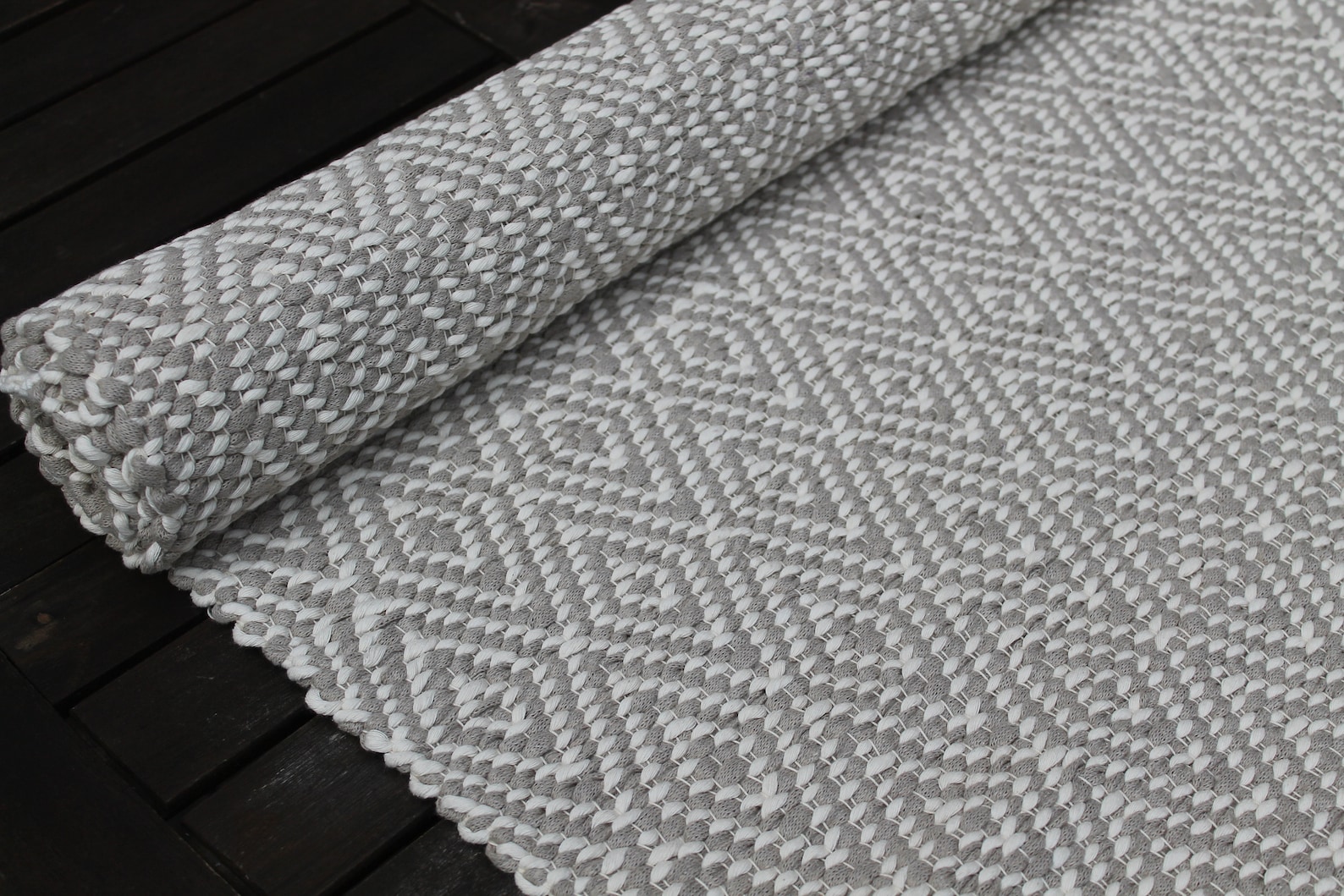 Linen and Natural White Runner Rug / Multiple Sizes Handwoven - Etsy