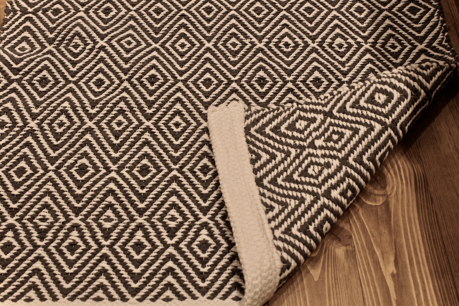 Gray and Natural White Kitchen Runner Rug / Multiple Sizes Rugs ...