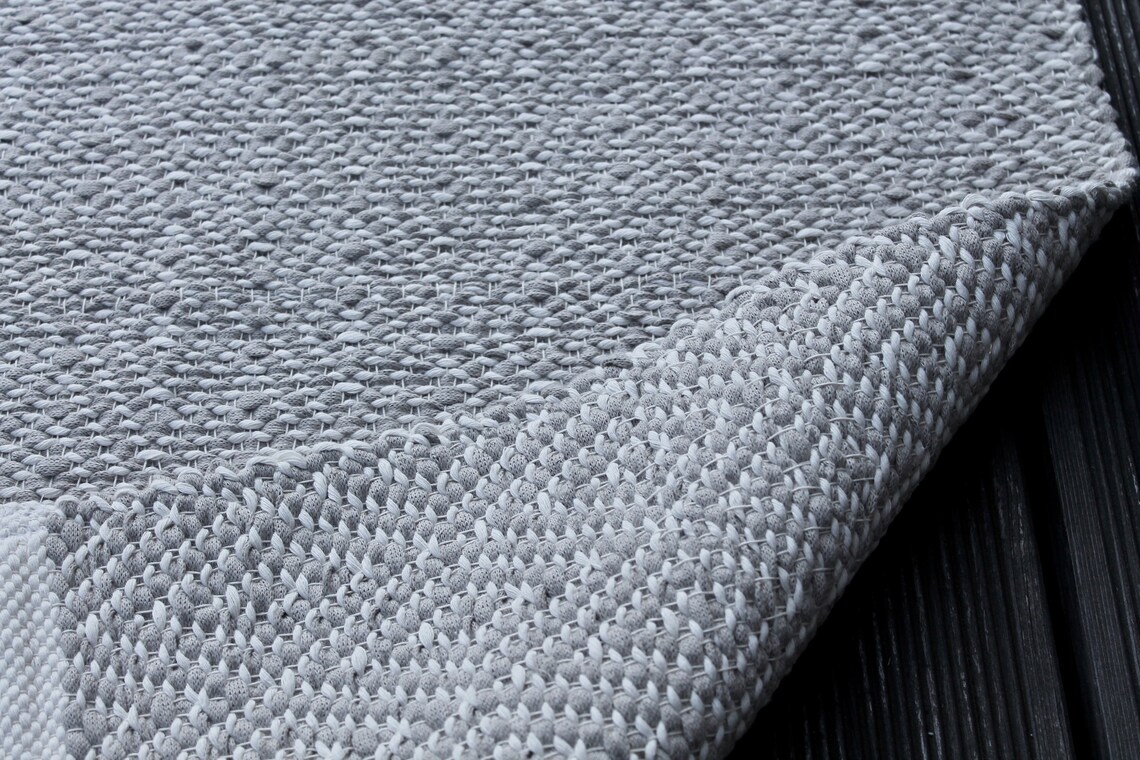 Linen and Natural White Runner Rug / Multiple Sizes Handwoven - Etsy