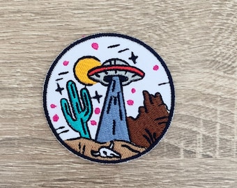 UFO Patches Iron on Patches UFO Iron on Patch Patches for - Etsy