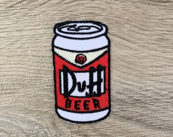 Duff Beer Embroidered Patch - Etsy