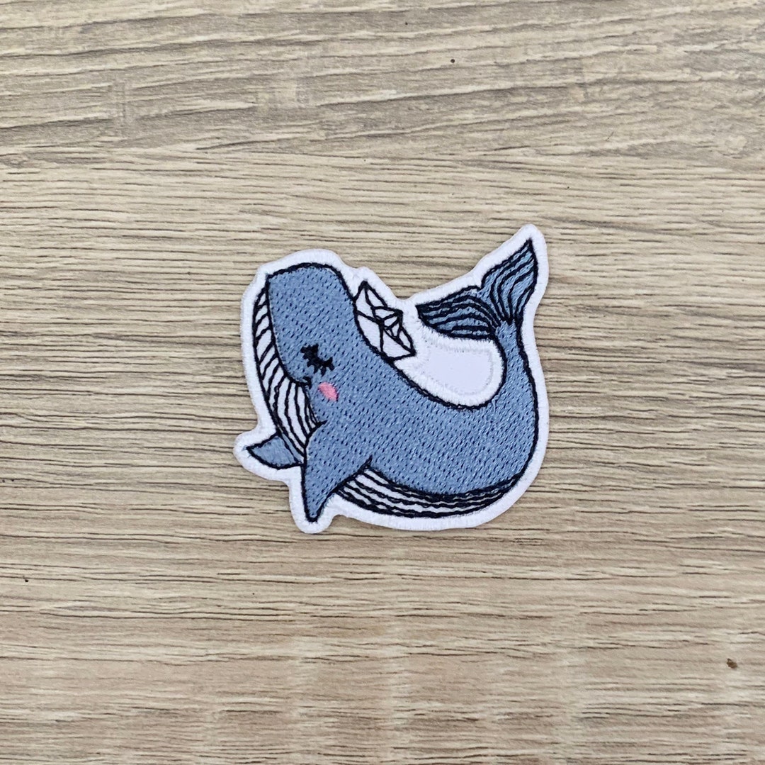 Whale Iron on Patch Whale Patches, Disney Patches Iron on ,embroidered Patch Iron, Patches for ...