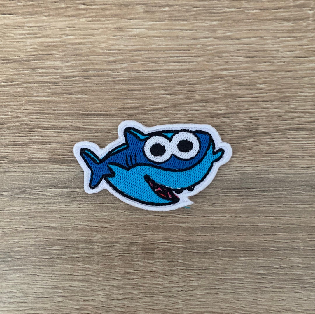 Shark Iron on Patch Shark Patches, Patches Iron on ,embroidered Patch ...