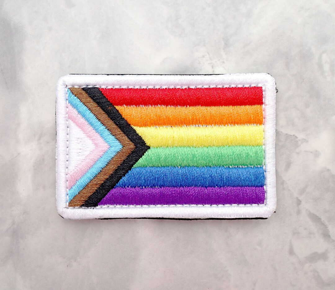 LGBT Flag Iron on Patch, LGBT Hook and Loop, LGBT Patch Iron On ...