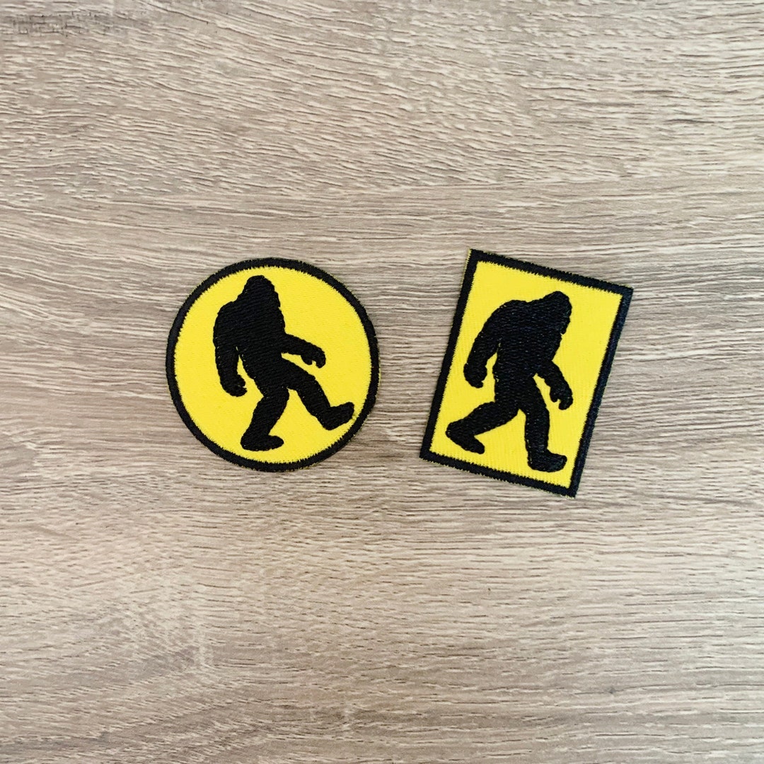 Bigfoot Iron on Patch, Embroidered Cartoon Patches, Sasquatch Applique - Etsy