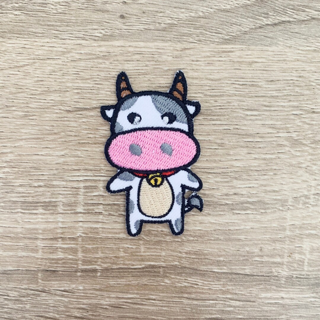 Cute Cow Iron on Patch Cow Patches, Cartoon Patches Iron on ...