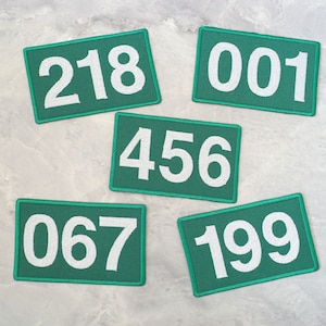 Custom Squid Game Iron on Patch Squid Games Hook and Loop , Squid Games ...