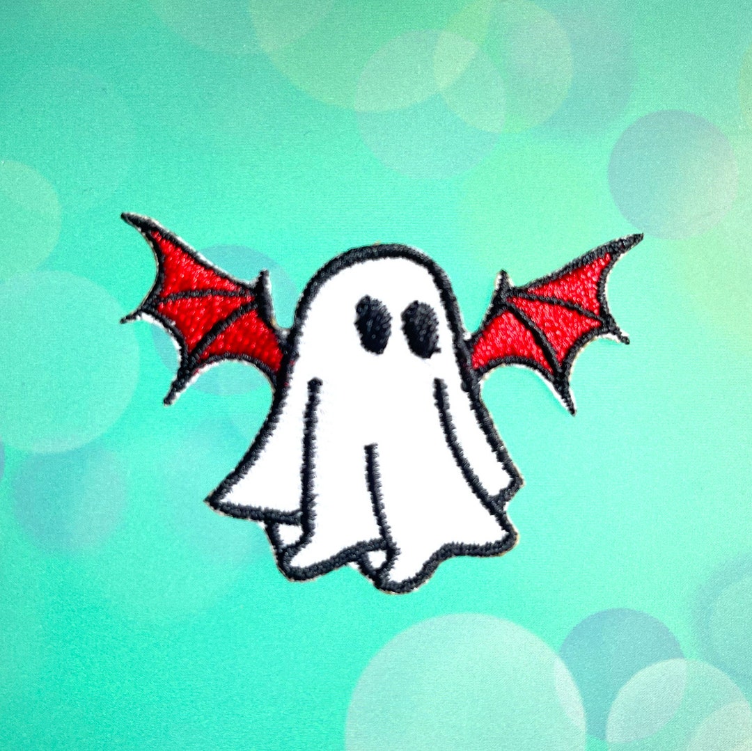 Ghost Devil Iron on Patch Ghost Patches, Cartoon Patches Iron on ...