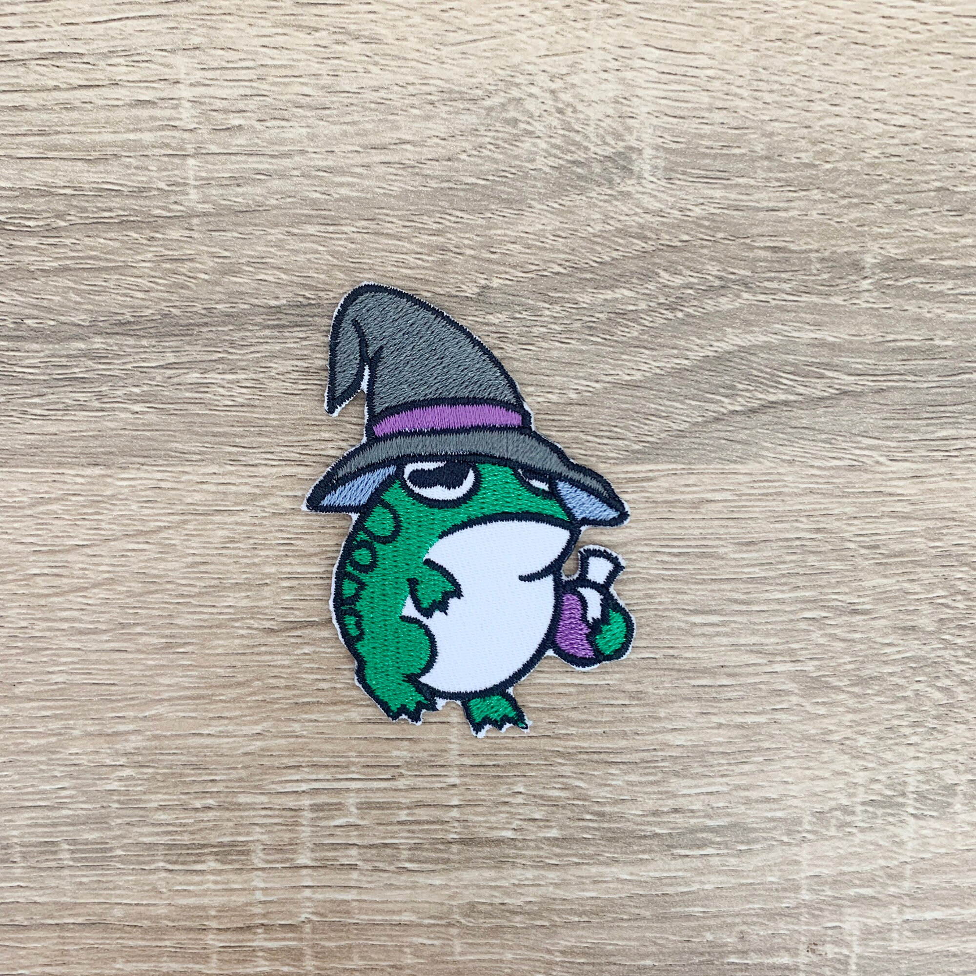 Frog Iron on Patch Frogpatchiron on Patch Embroidered Patch | Etsy