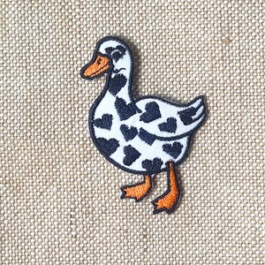 Duck Heart Iron on Patch Duck Patches, Duck Patches Iron on ,embroidered Patch Iron, Patches for ...