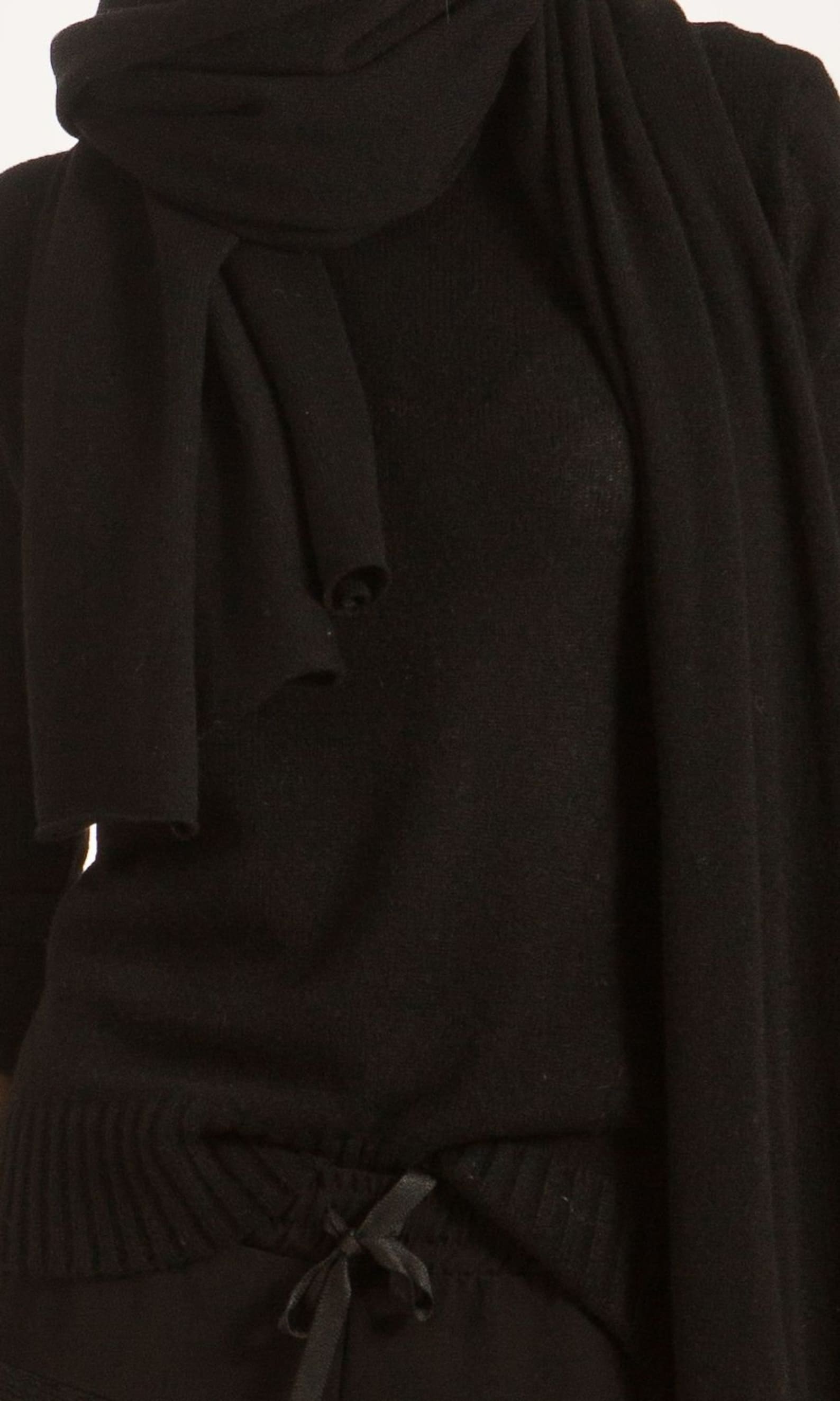 Cashmere scarf black cashmere scarf cashmere wrap knit | Etsy