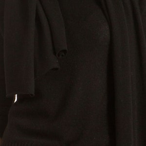 Cashmere Scarf, Black Cashmere Scarf, Cashmere Wrap, Knit Cashmere ...