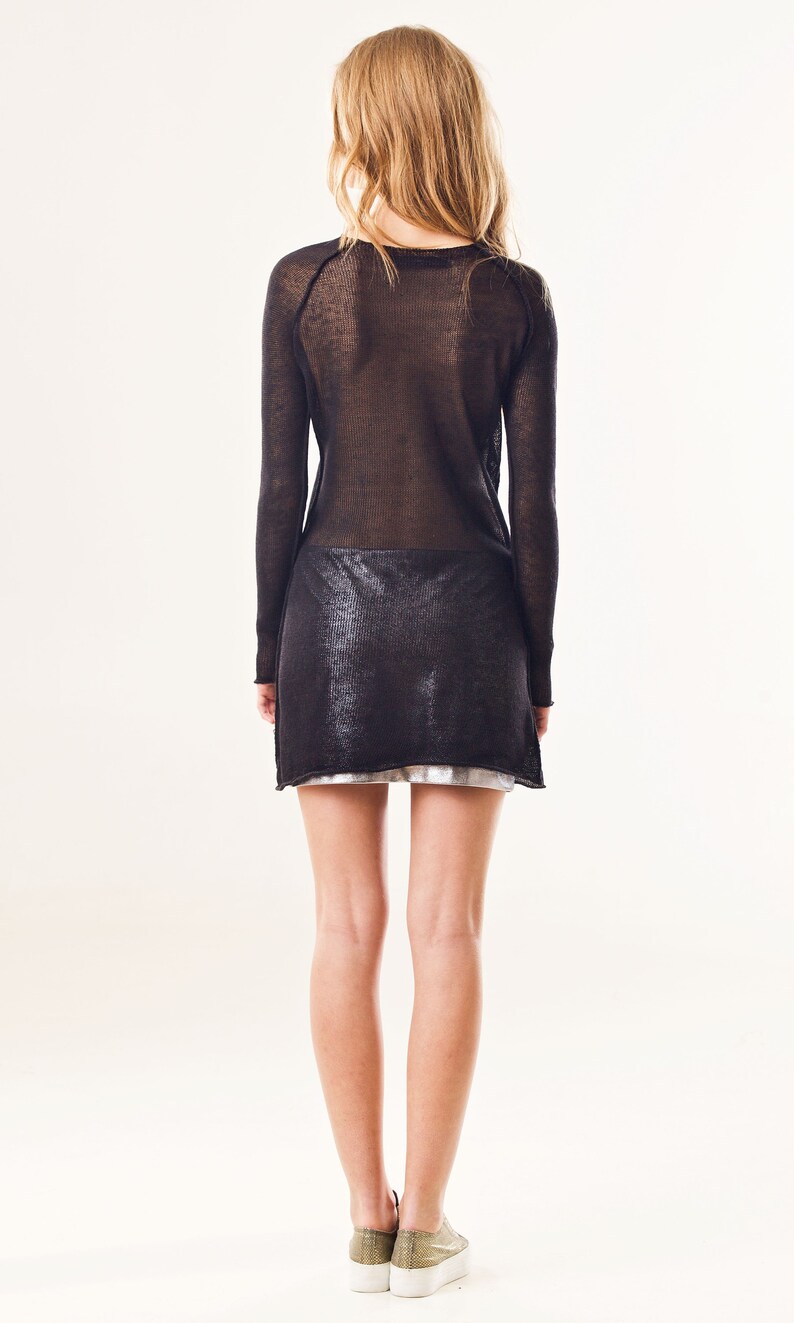 Robe transparente robe en lin transparent haut transparent - Etsy France