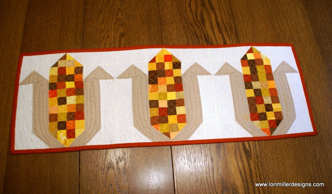 PDF Pattern - Calico Corn Table Runner and More - Etsy