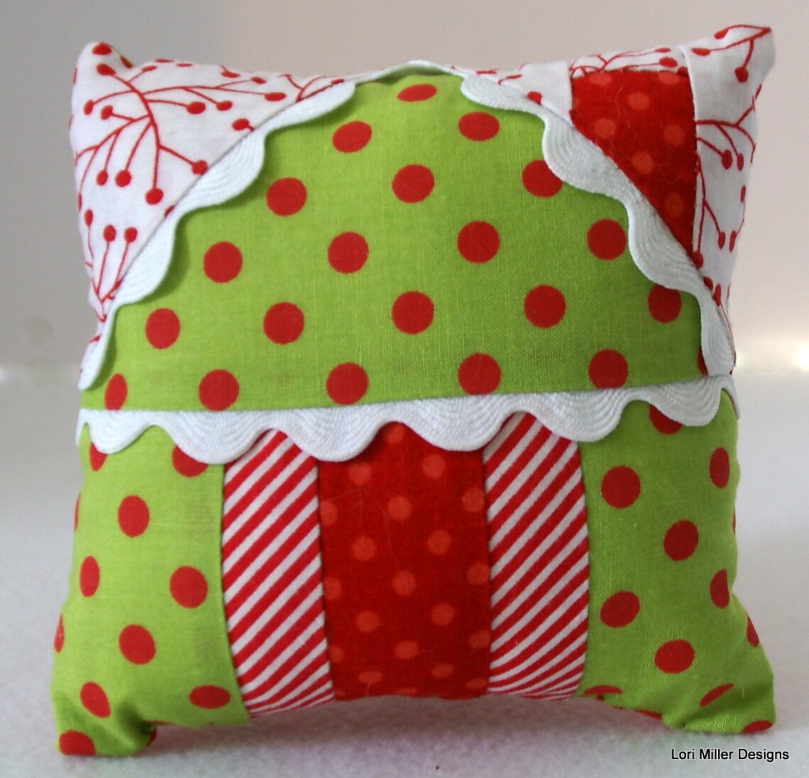 PDF Pattern - Gingerbread House Pincushion, Ornament and Gift Holder - Etsy