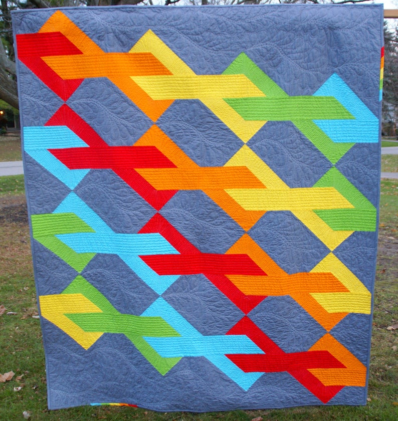 PDF Pattern - Infinity Quilt - Etsy