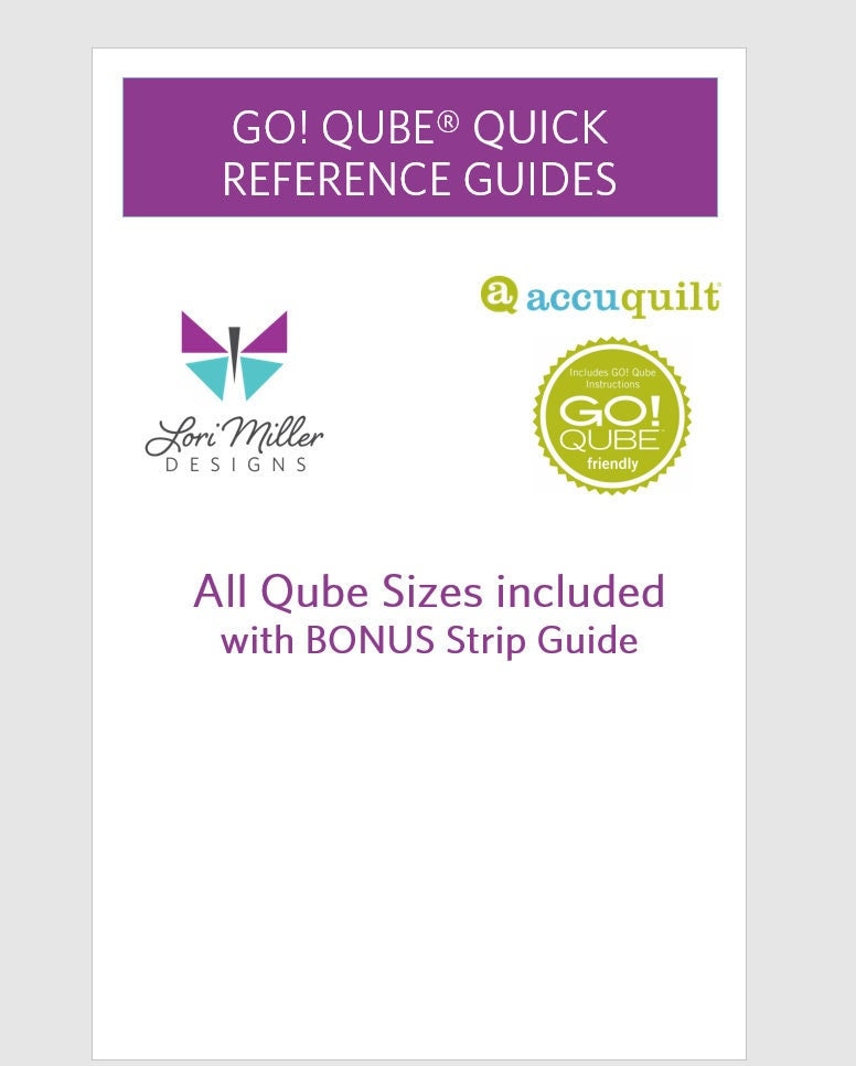 PDF Download - Accuquilt Qube Quick Reference Guide - Etsy
