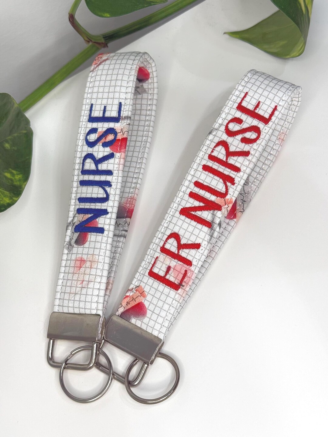 Nurse - Medical Professional Themed Keychain Wristlet - Etsy