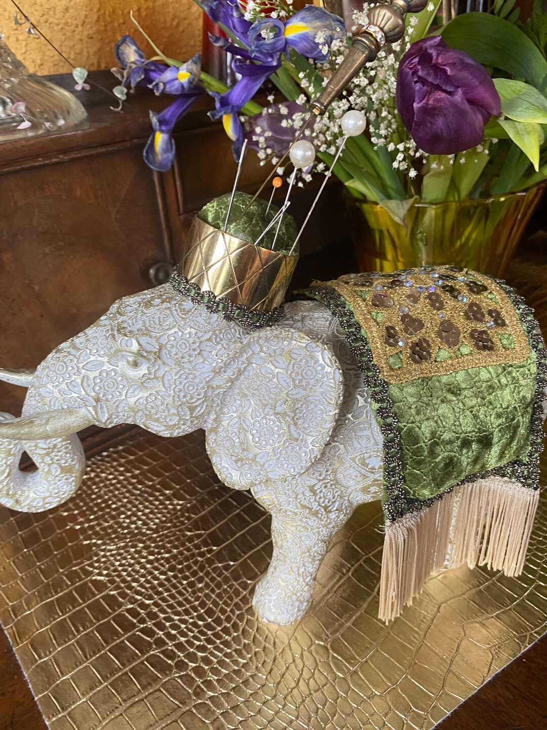 Pincushion Elephant Sewing DIY Sewing Animal Ouilten and Sewing Sewing ...