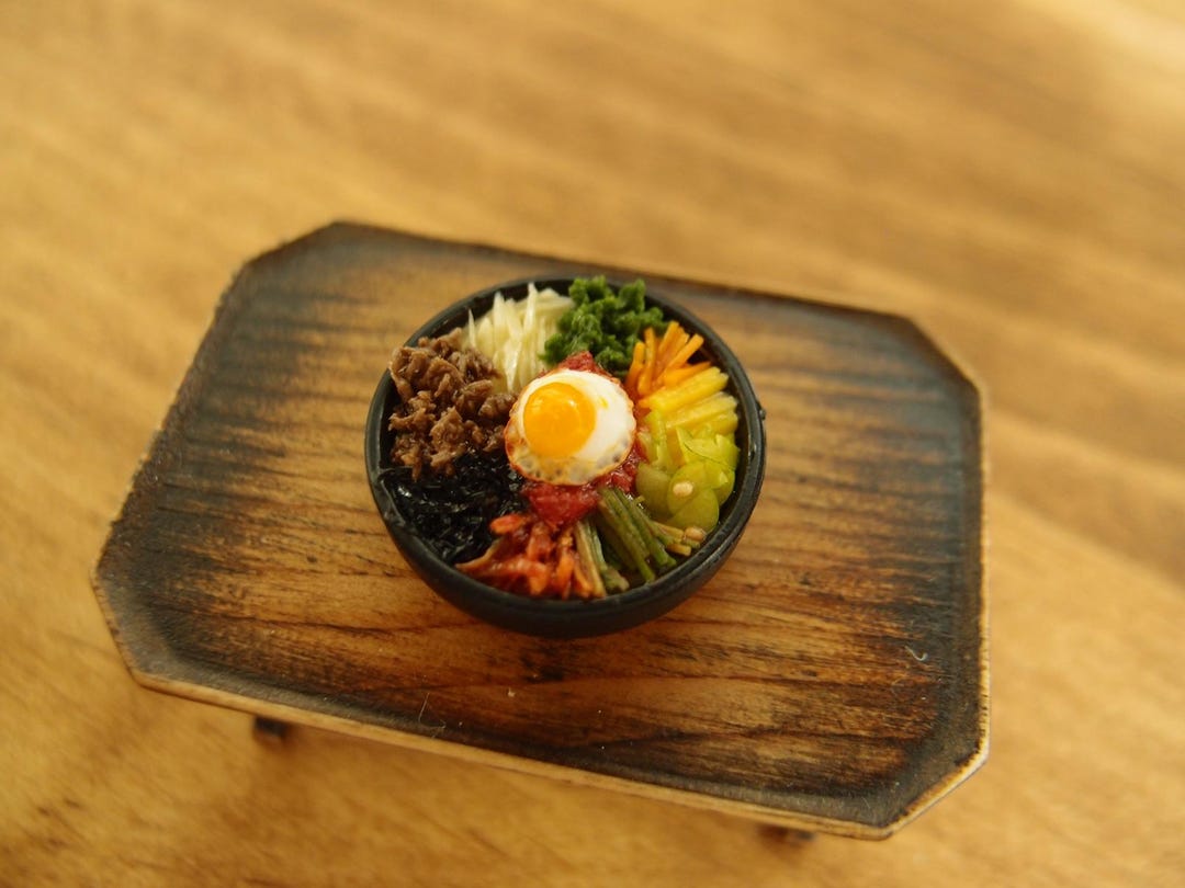 Miniature Magnet- DOLSOT BIBIMBAP - Etsy