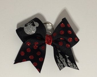 Custom Glitter Keychain Bows - Etsy