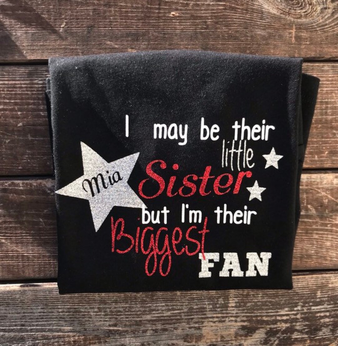 Custom Biggest Fan Shirt 2 Siblings - Etsy