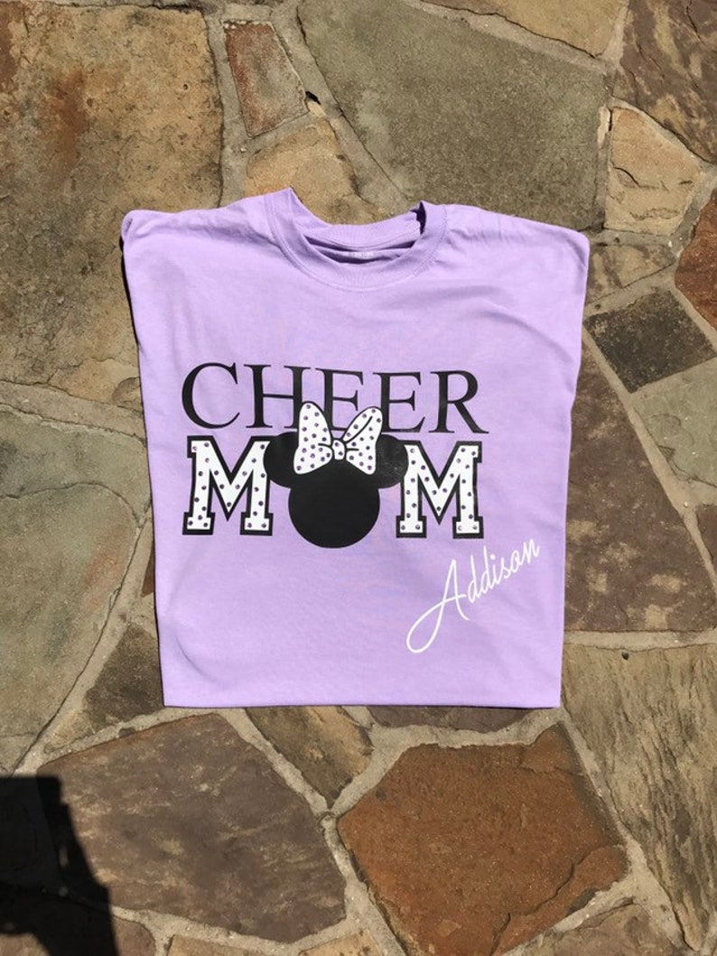 Disney Cheer Mom Shirt - Etsy